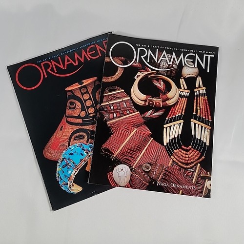 Ornament Magazine 2 Issues 2004 Art Craft Adornment Cultures Jewlery ...