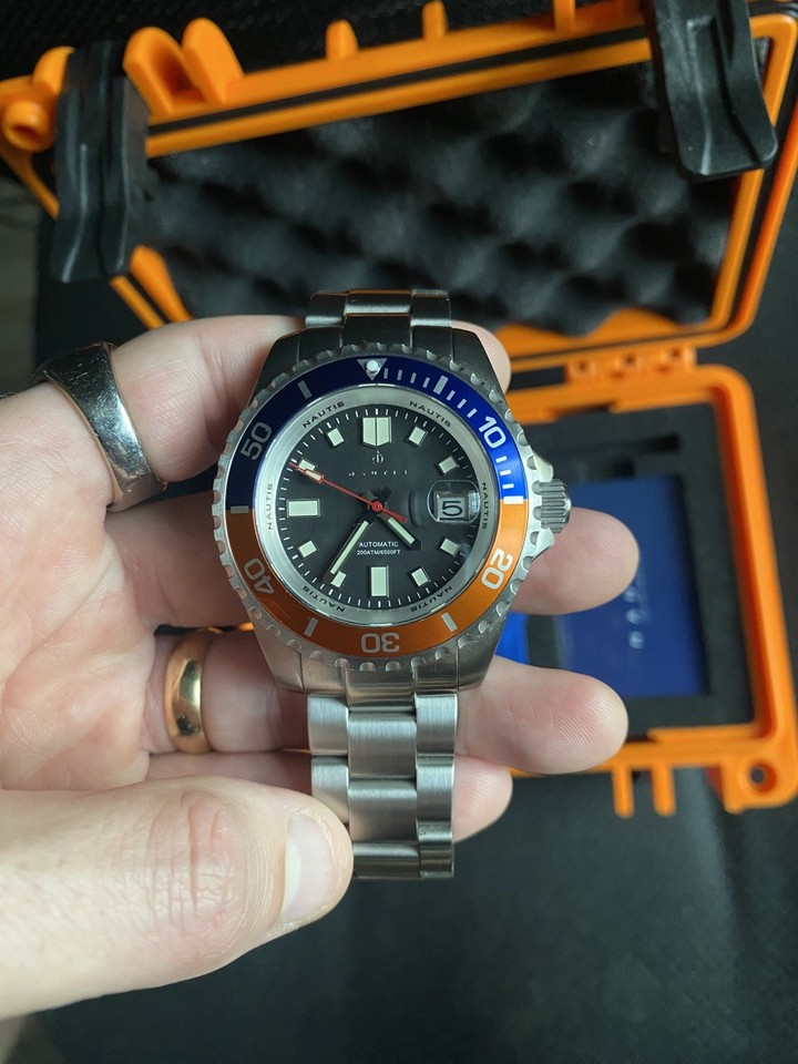 Nautis Commander 2000 Automatic Diver Watch Limited Edition 45/200 | eBay