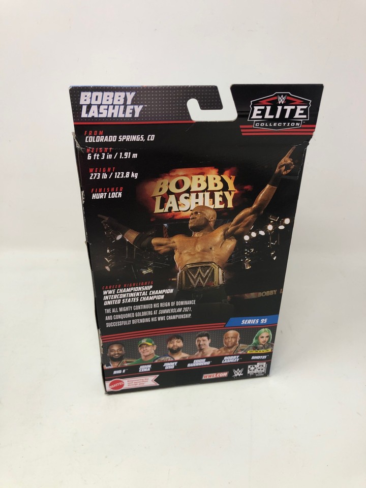 WWE Bobby Lashley Elite Collection Action Figure, 6-inch Posable ...