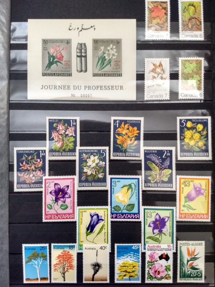 Worldwide Stamp Collection Mint - Each Lot $200 in Full Sets from Many ...