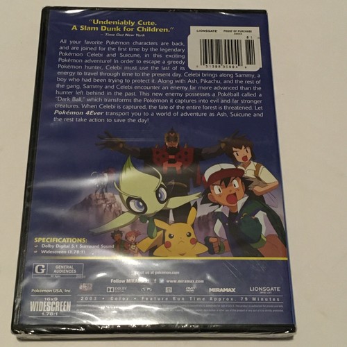 Pokemon 4Ever (DVD, 2011) for sale online | eBay