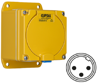 Clipsal SOCKET OUTLET 250V 1-Gang, 3 Round Pins *Australian Brand- 20A ...