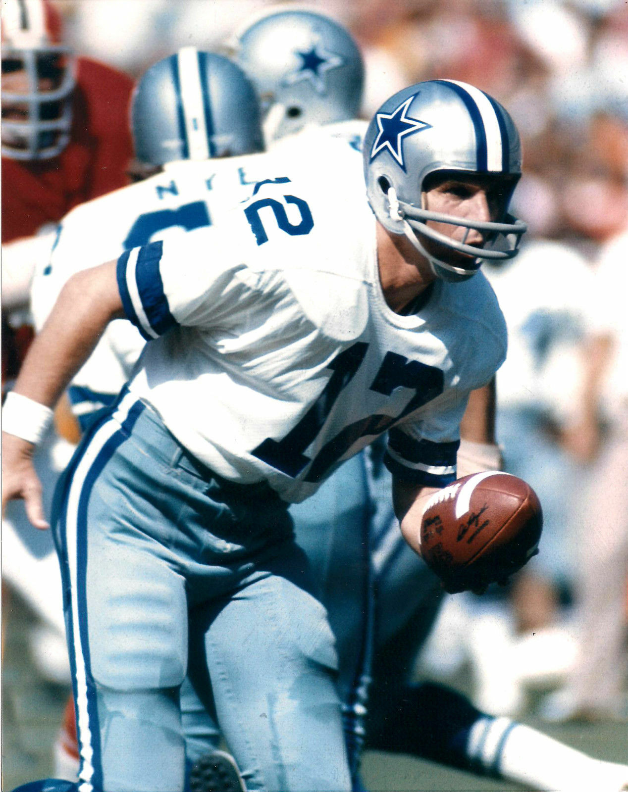 ROGER STAUBACH COWBOYS LEGEND IN CLASSIC COLOR 8X10 PHOTO | eBay