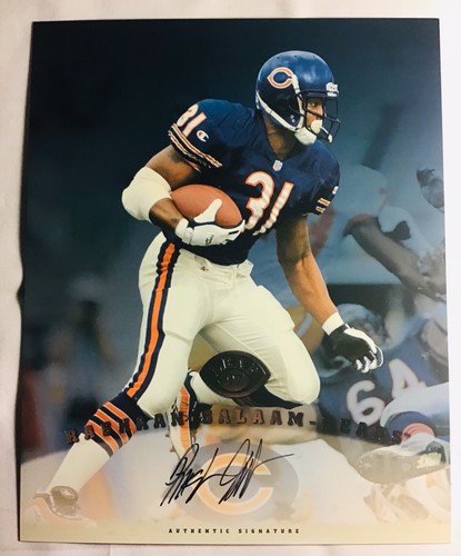 Bears RASHAAN SALAAM autograph signed LEAF auto 8x10 COLORADO 1994 ...