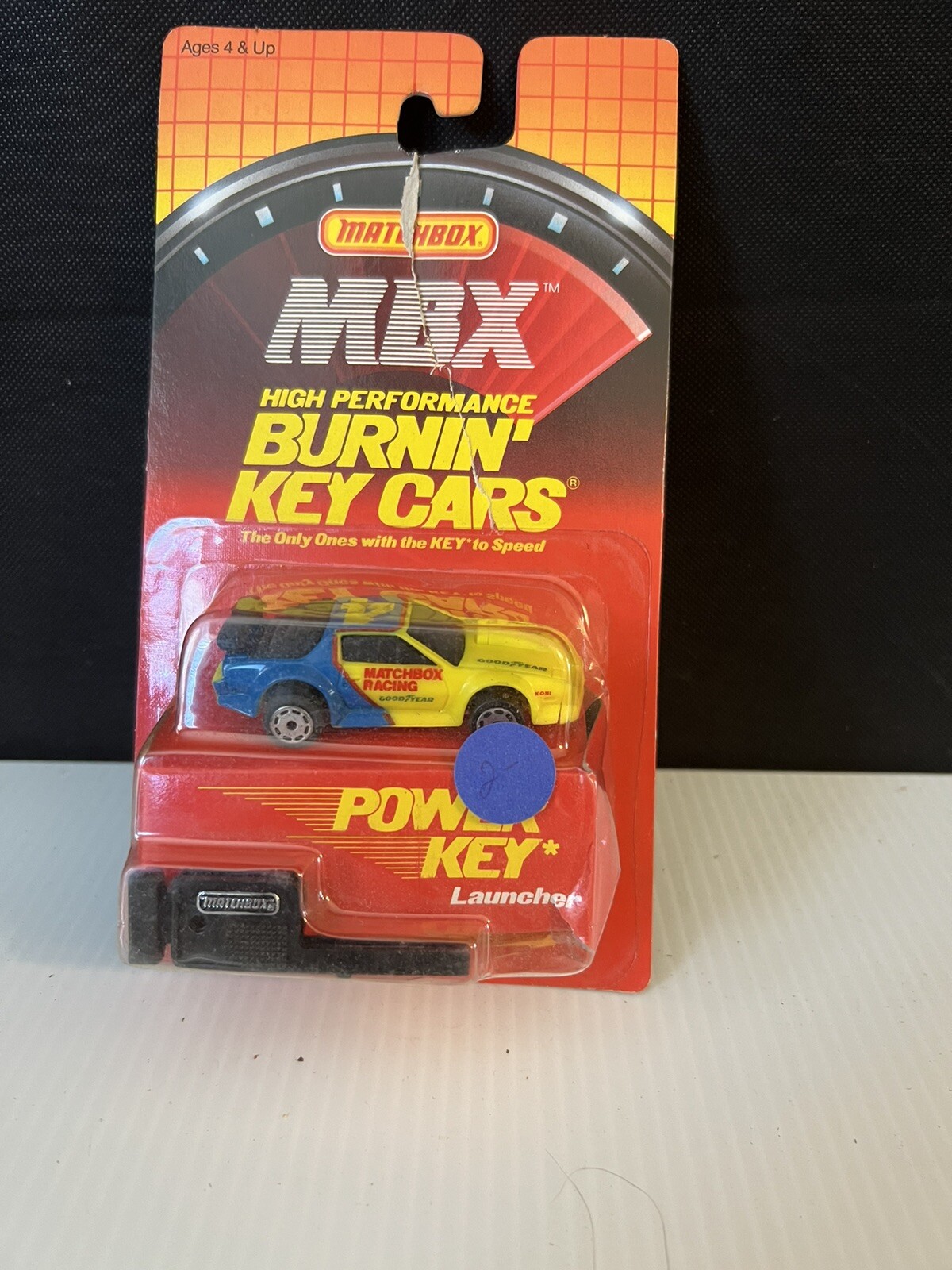 1986 Matchbox MBX Burnin' Key Cars Power Key Launcher | eBay