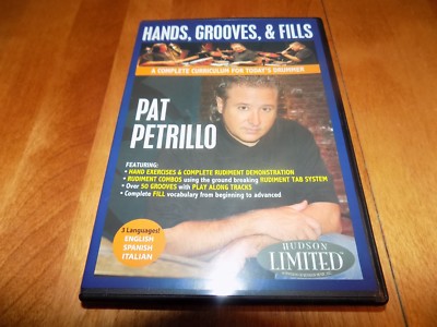 HANDS GROOVES & FILLS PAT PETRILLO DRUMMER DRUM INSTRUCTION Music ...