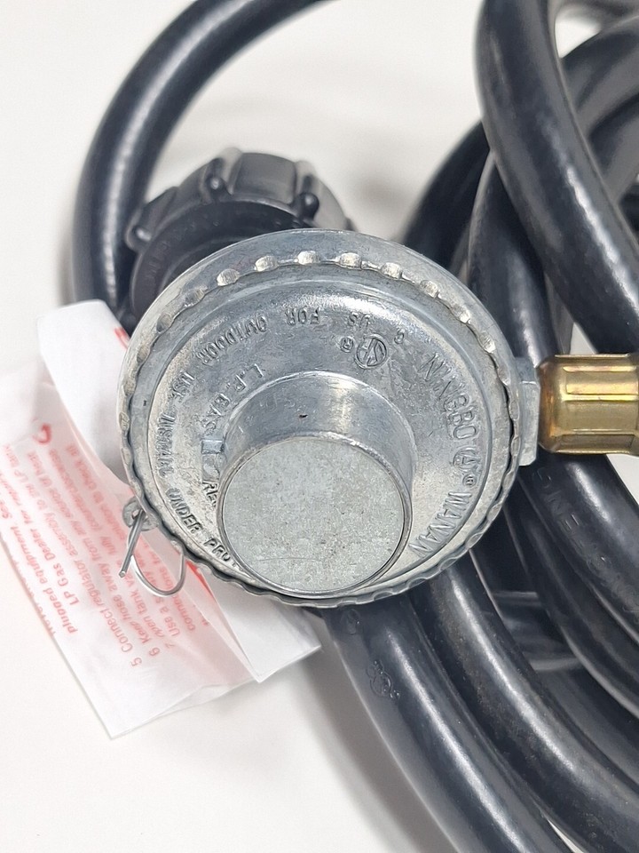 NEW Ningbo Wanan LP Gas Regulator Model RJ-A, 213657 (10 Feet Hose ...