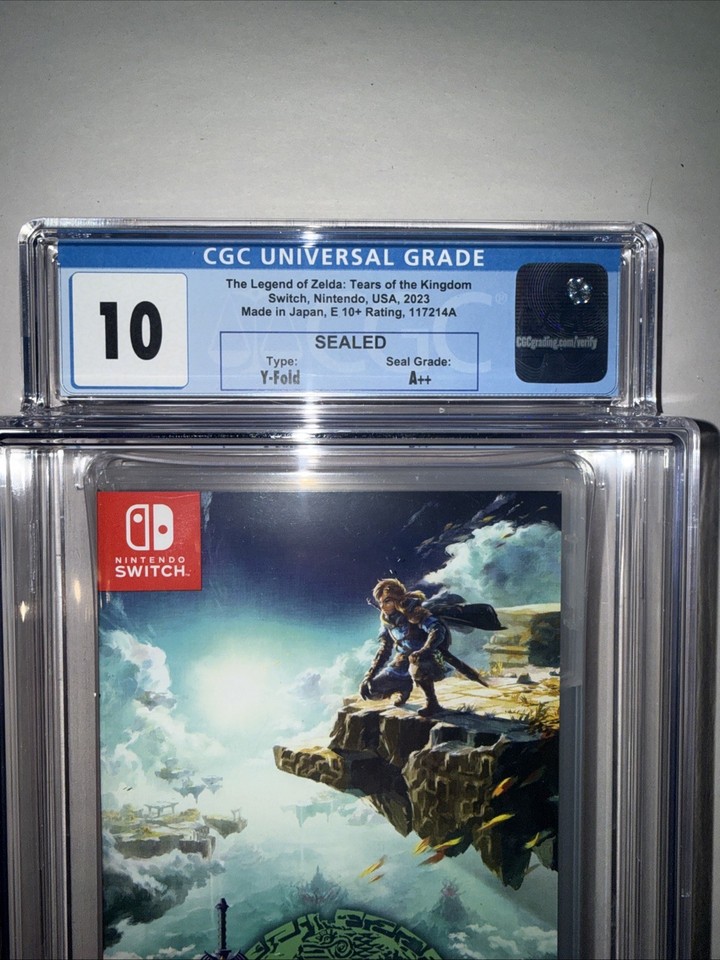 PERFECT GRADE CGC 10 A++ The Legend of Zelda: Tears of the Kingdom ...