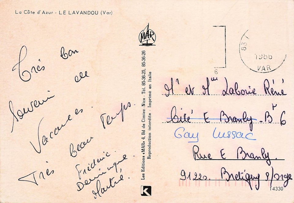 83 LE LAVANDOU LA COTE D AZUR | eBay