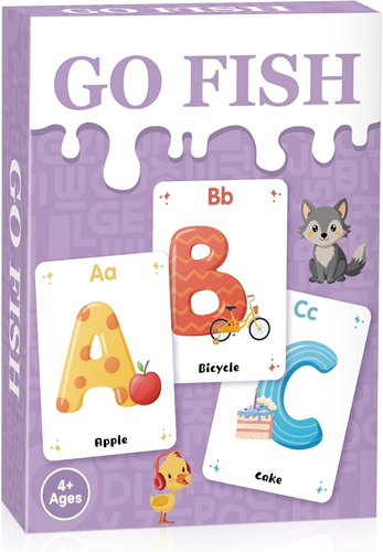Go Fish Card Games for Kids Toddlers,Educational Alphabet Flash ABC Go ...