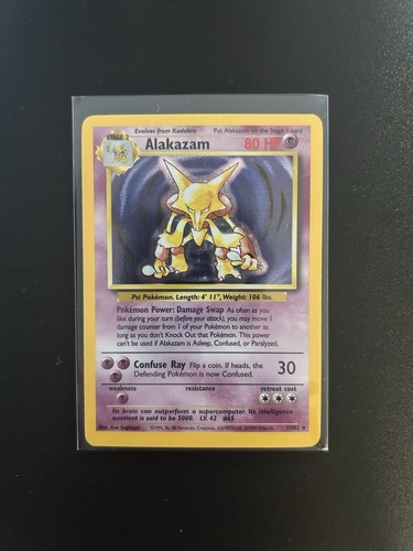 Alakazam 1/102 Base Set Pokemon Card | eBay