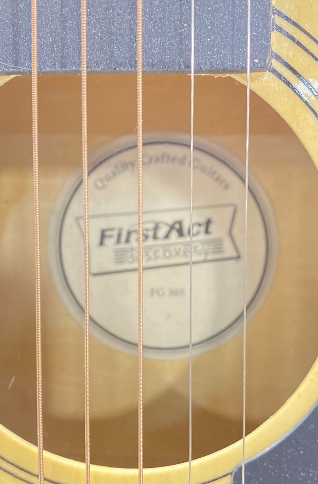 First Act Discovery FG305 Acoustic Guitar Natural Standard With Case | eBay