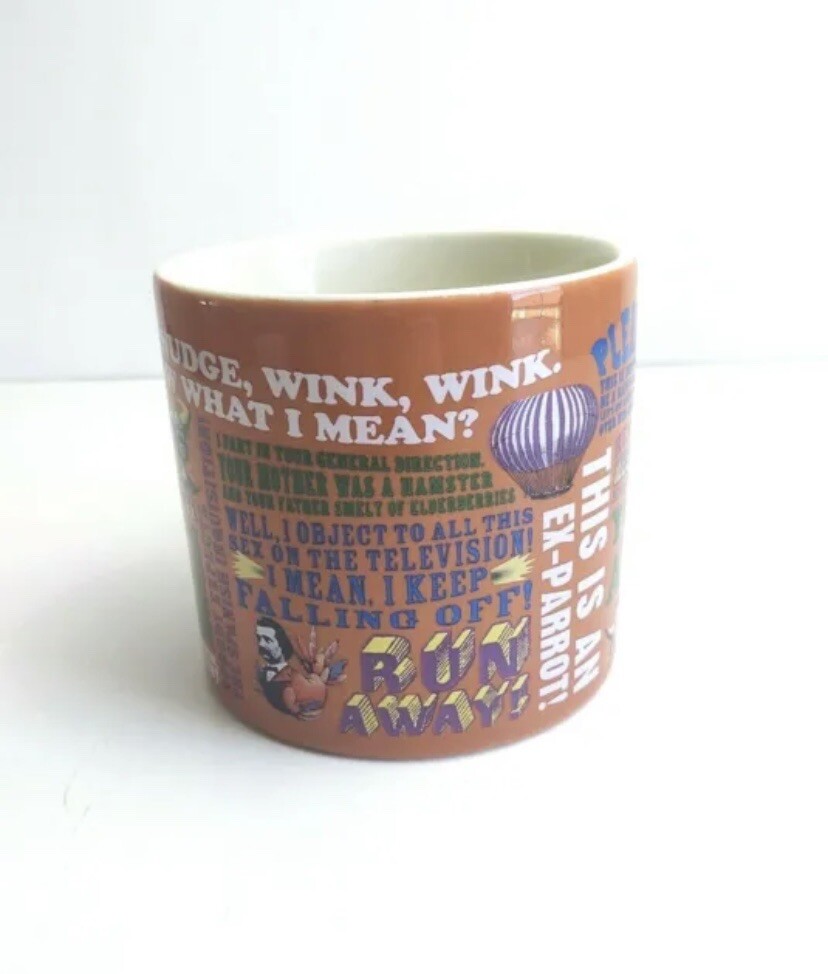 MONTY PYTHON Quotes Orange Coffee Mug 12 oz 2013 Unemployed ...