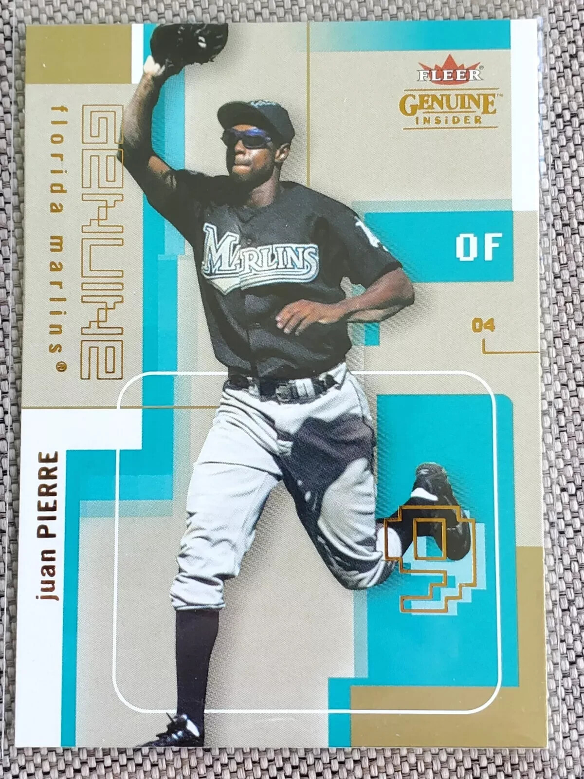 JUAN PIERRE 2004 Fleer Genuine Insider Baseball Card #85 Florida ...