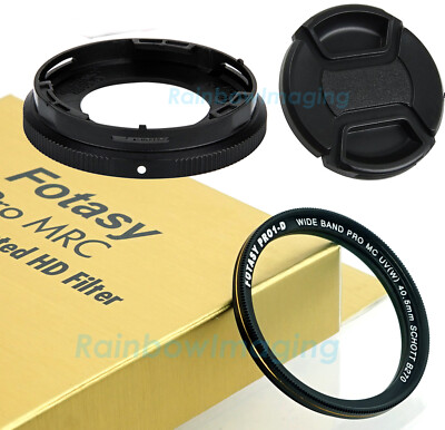 JJC Filter Adapter, Lens Cap Kit 40.5mm Nano UV Filter form OLYMPUS TG6 ...