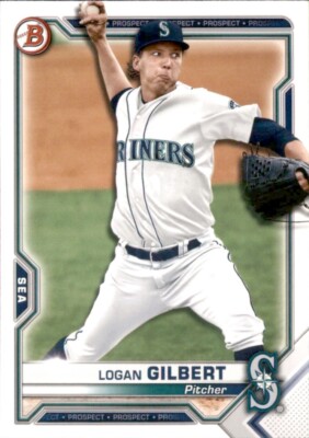 2021 BOWMAN PROSPECTS LOGAN GILBERT SEATTLE MARINERS #BP-58 | eBay