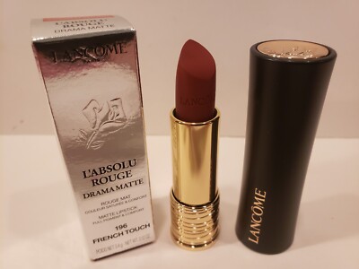 Lancome~L'absolu Rouge Drama Matte Lipstick~#196 French Touch~0.12oz ...