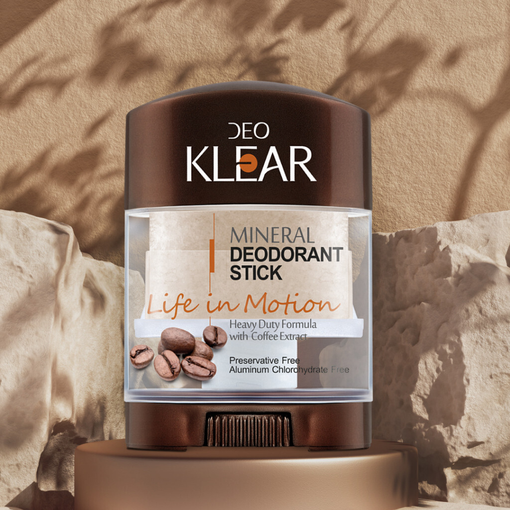 Deoklear Mineral Deodorant Stick Alum Coffee Extract Crystal Life In ...