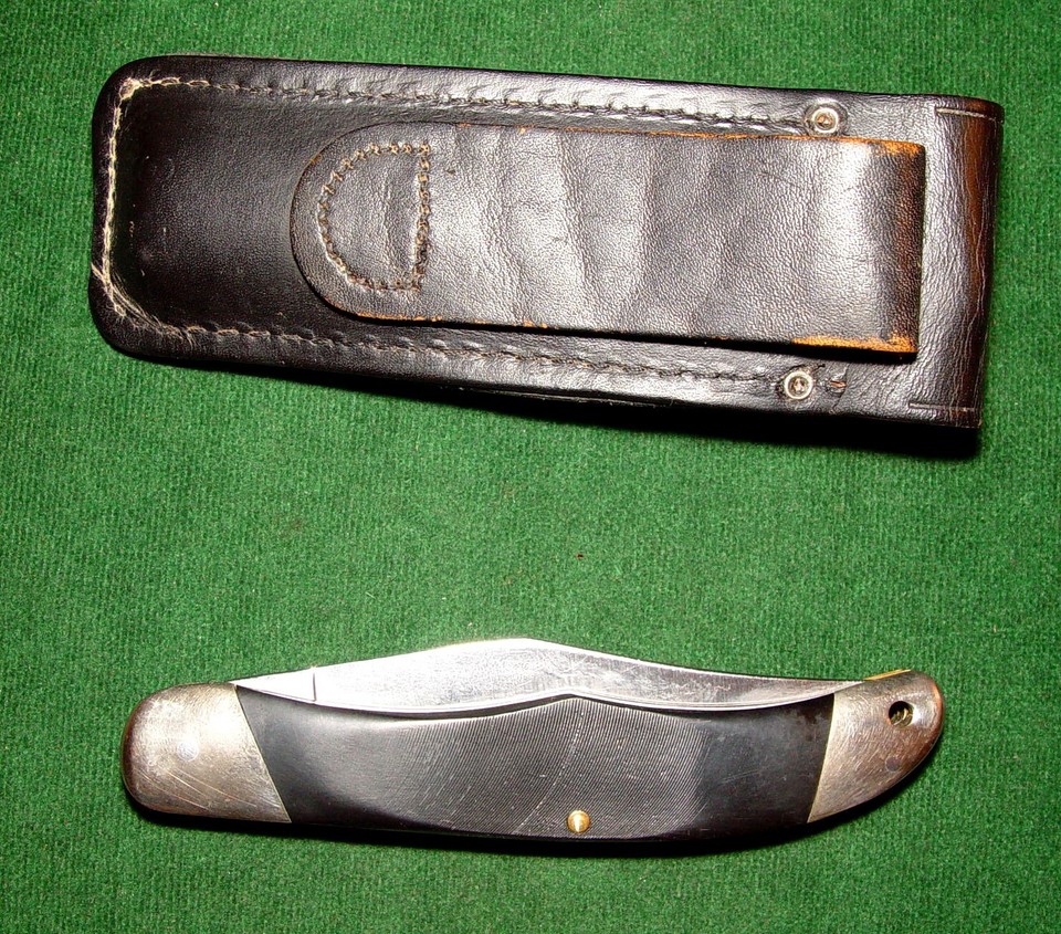 Vintage 1970's BUCK 317 Trailblazer Folding Hunter Knife Matching 317 ...