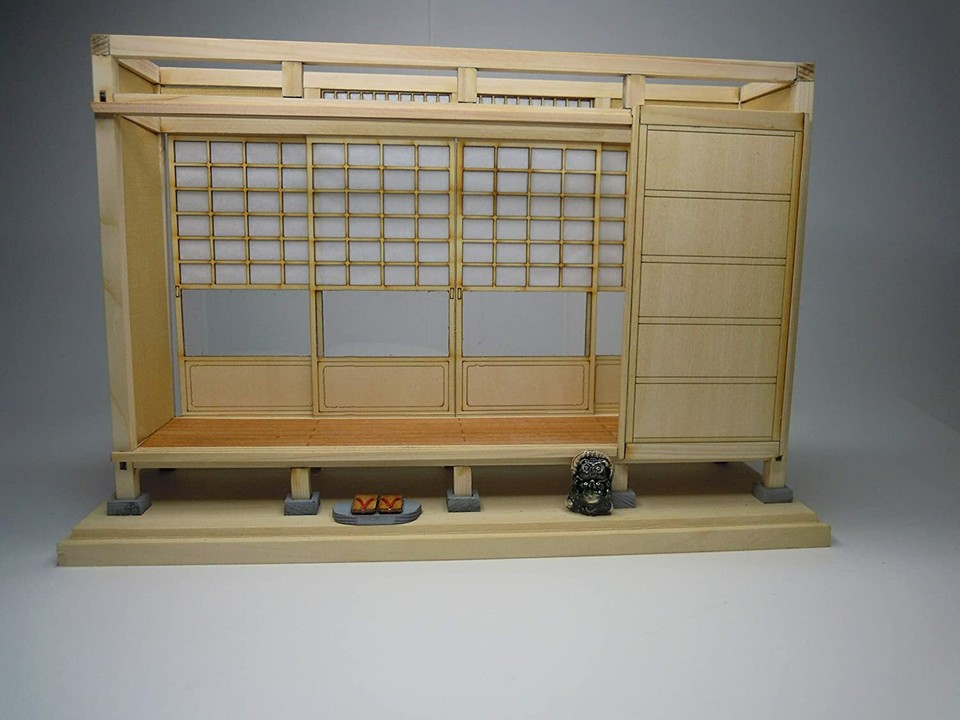 1:12 Japanese-style Room SET of 3 Doll House Handmade Miniature Figure ...