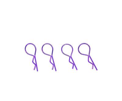 Square R/C Body Clips - Large (Purple) 4 pcs. for Most 1/10 Scale ...