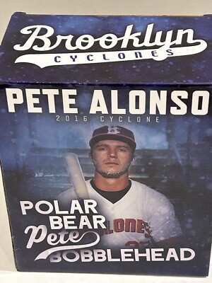Brooklyn Cyclones Pete Alonso Bobblehead Polar Bear Rare Alonso ...