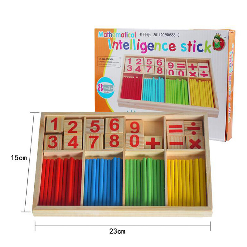 Counting Stick Montessori Teaching Aids Baby Counting Stick Number ...