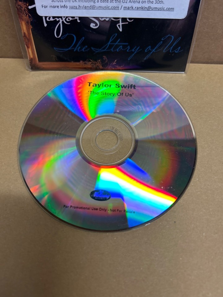 TAYLOR SWIFT -STORY OF US-DEMO/PROMO CD 1 TRACK CD RARE | eBay