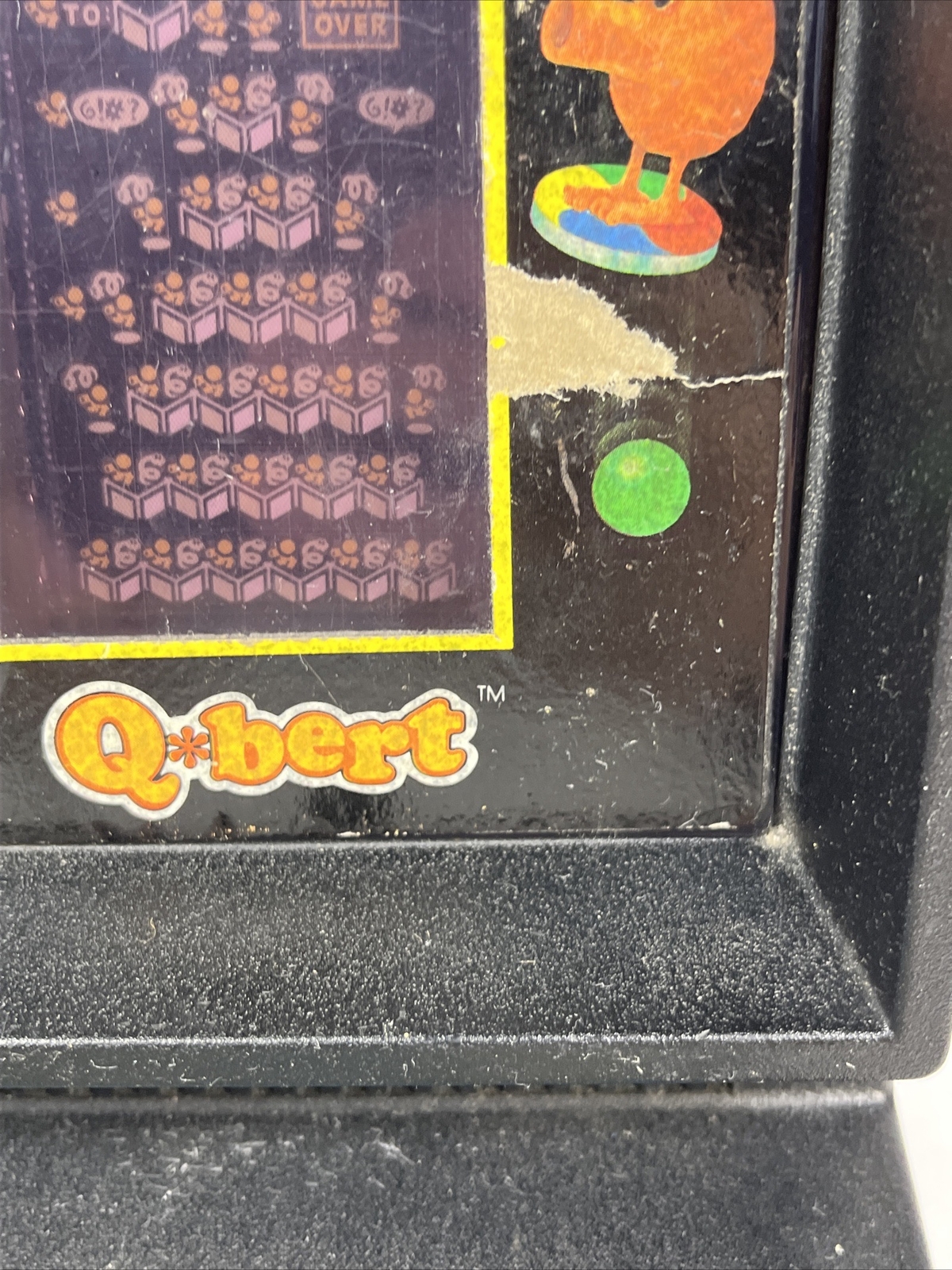 Vintage Q-Bert tabletop arcade Parker Bros electronic game W Power Plug ...