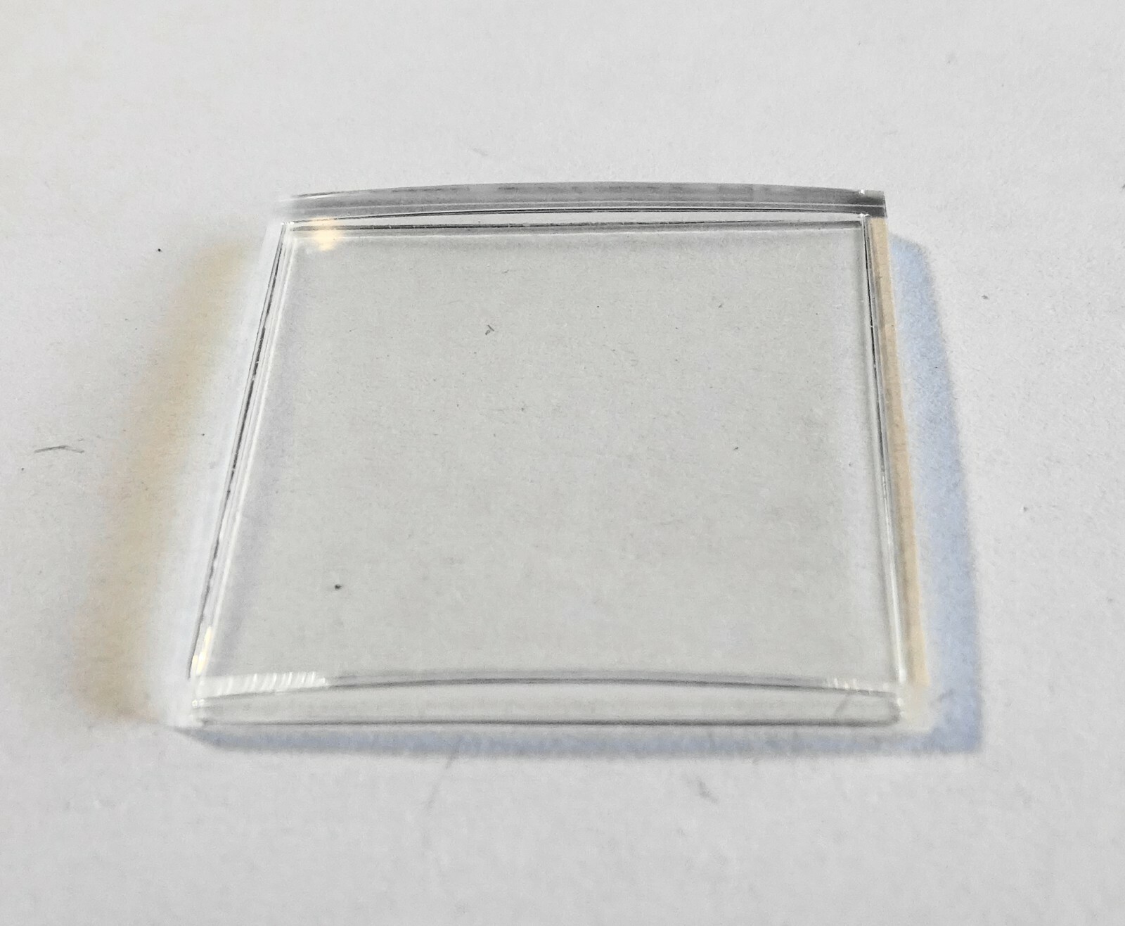 Watchmaking Watch Glass Glasses Acrylique Square Of 12 MM Base Flat ...