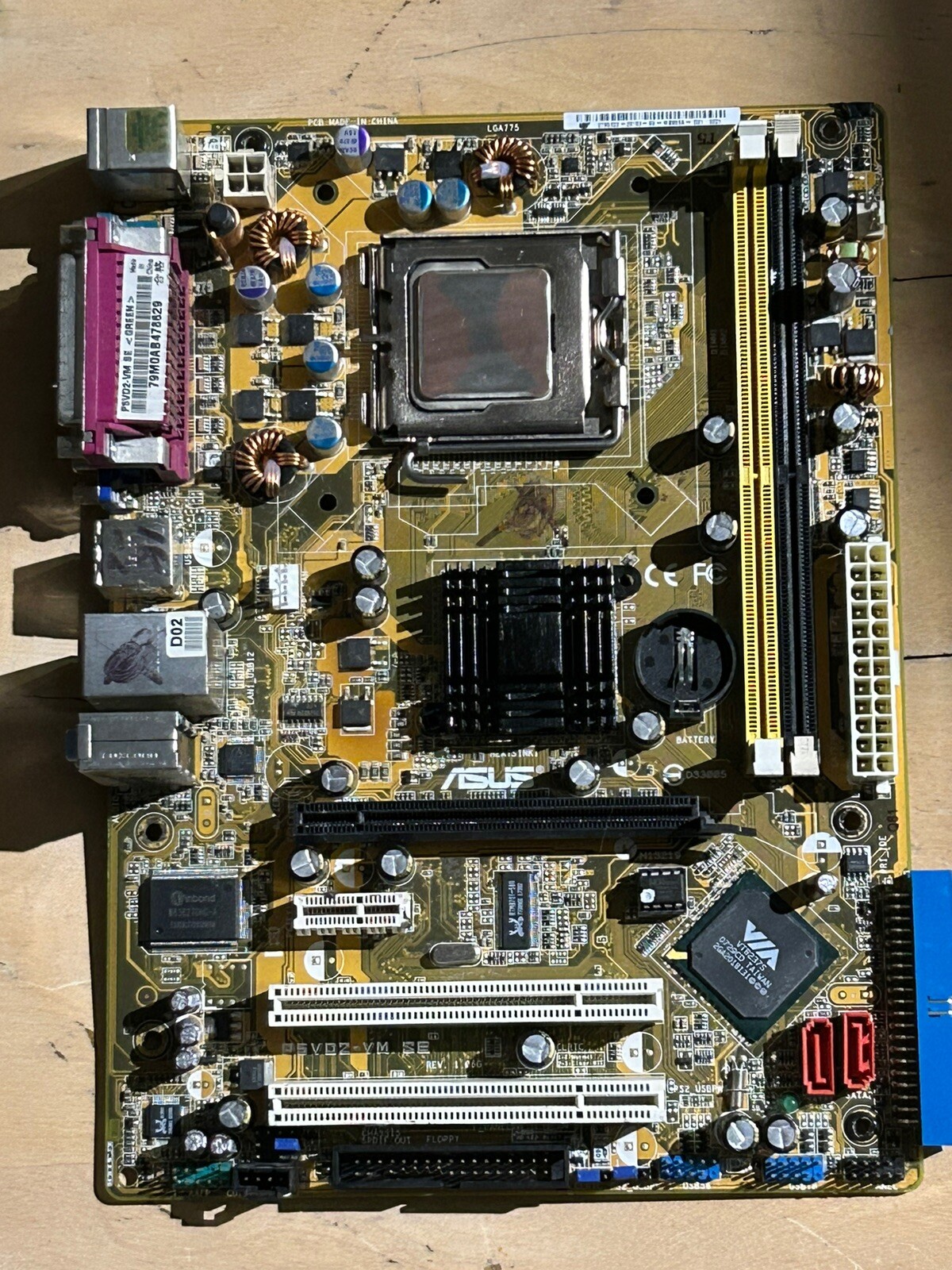 Asus P5vd2-VM Se Motherboard LGA775 Pcie | eBay