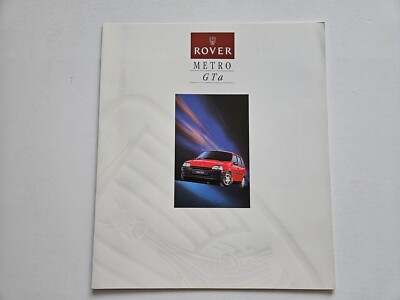 ROVER METRO GTA SALES BROCHURE 1994 | eBay UK