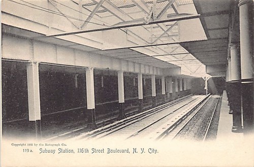 Usa - NEW YORK CITY Queens - Subway Station, 116th Street Boulevard ...