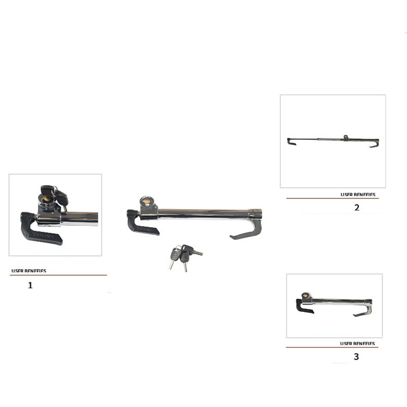 Steering Wheel Lock Stainless Steel,Extendable Anti Theft Car Device ...