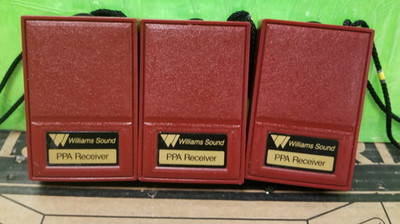 LOT OF 3 Williams Sound PPA Personal PA Receiver Model R7 | eBay