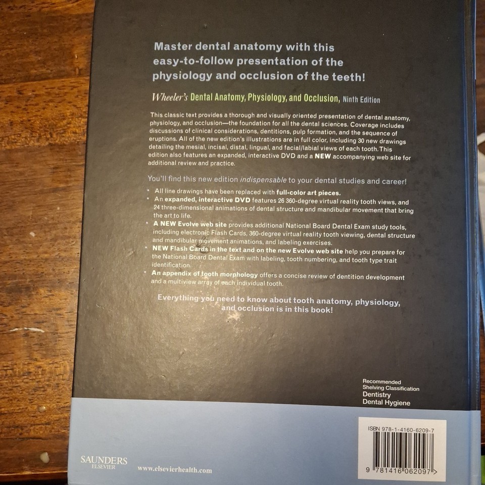 Wheeler's Dental Anatomy Physiology and Occlusion by Nelson Ninth ...
