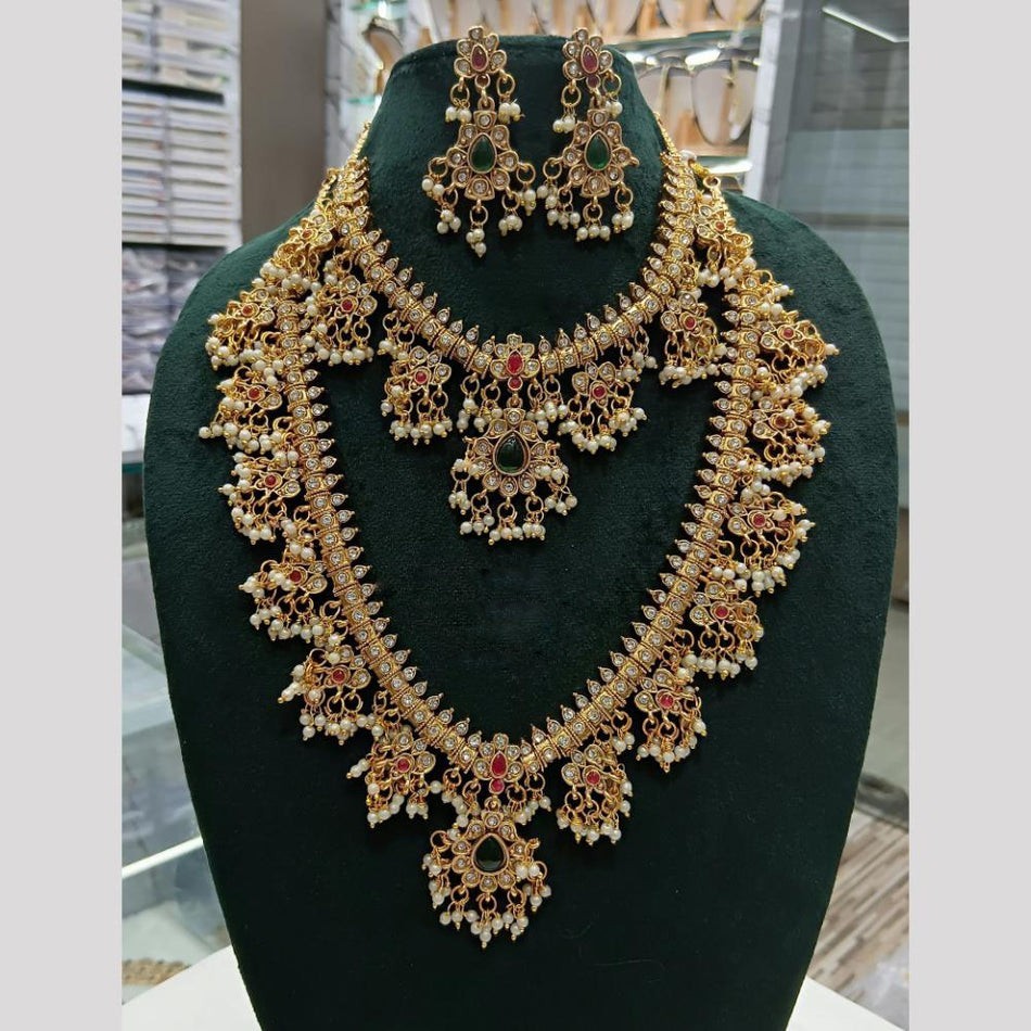 Pakistani Indian Bollywood Gold Plated Fashionable Bridal Jewelry ...