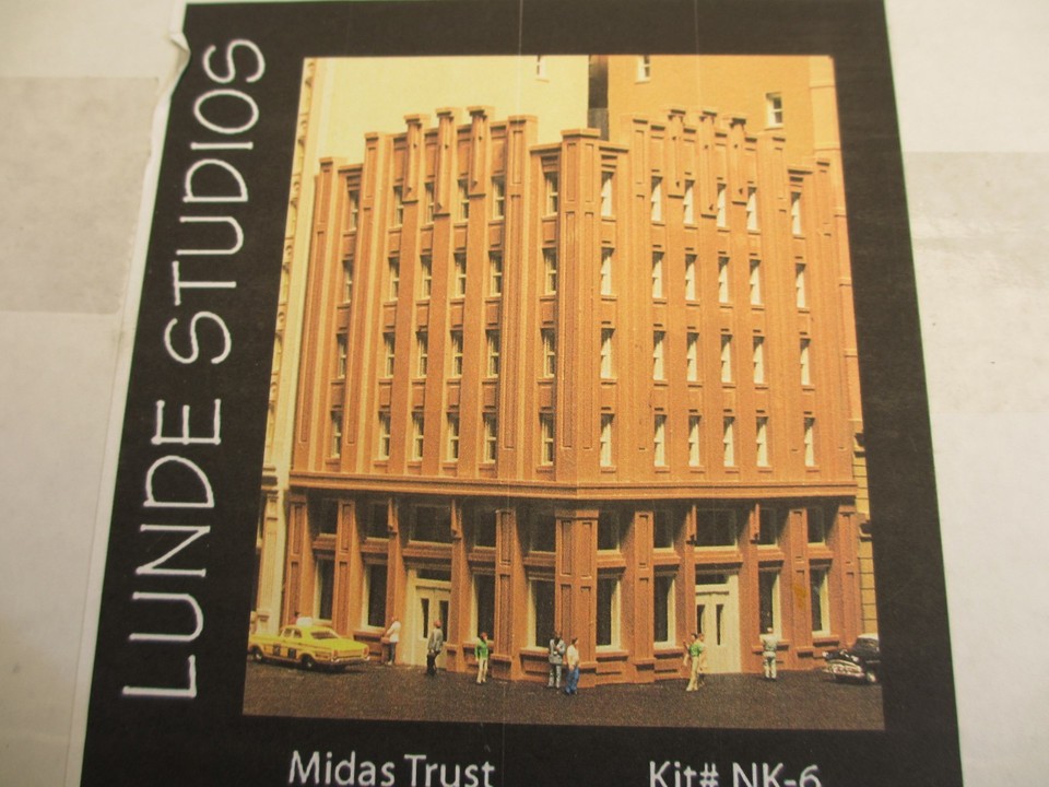 Lunde Studios N Scale Midas Trust Cast-Resin Building Kit The Lunde ...