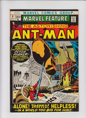 Marvel Feature 1st 4 Bronze Age Ant-Man Marvel Egghead 7.5 VF- Movie ...