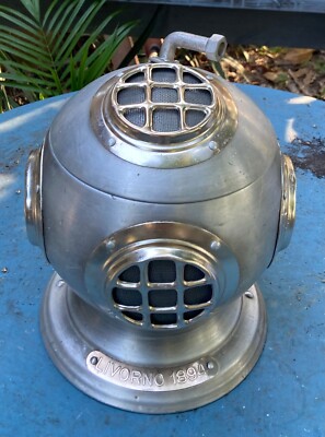 Diver Helmet Ice Bucket 1970 Pewtertone Tankardware Livorno 1894, Hong ...