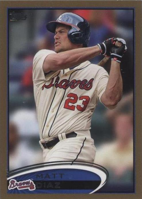 2012 Topps Update Series - Matt Diaz #US56 Gold /2012 for sale online ...