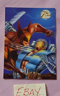 94 Flair Cable vs Wolverine 74 X-Men Marvel | eBay