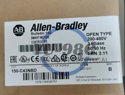 New Allen-Bradley 150-C43NBD SMC-3 43A Smart Motor Controller | eBay