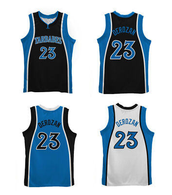 DeRozan #23 Compton Basketball Jersey Tarbabes Sewn 3 Colors Retro | eBay