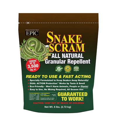 EPIC Snake Scram Control Resealable Bag, 6lbs | eBay