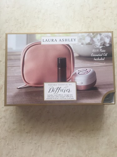 Laura Ashley Portable Essential Oil Travel Diffuser includes storage ...