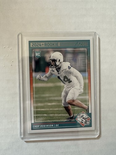 2024 Score - Rookies #322 Chop Robinson (RC) | eBay