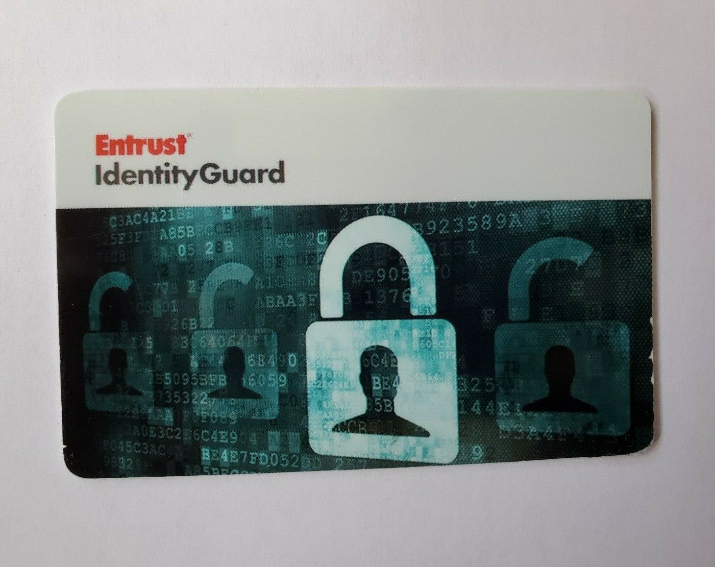 Entrust Identity Guard Grid Card | eBay