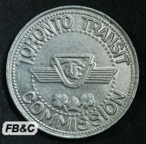 Vintage 1954 Toronto Transit Commission Token - Canada | eBay