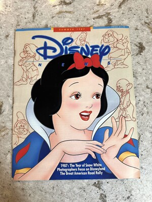 1987 Disney News Magazine Year Of Snow White Excellent Condition! | eBay